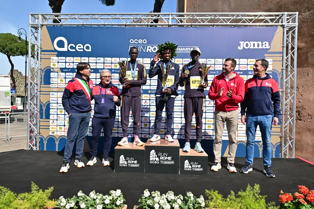 Run Rome the Marathon a Rutto e Lagat