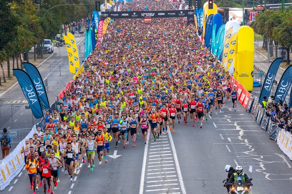 Mezza Maratona di Siviglia con Faniel, Epis e Lonedo