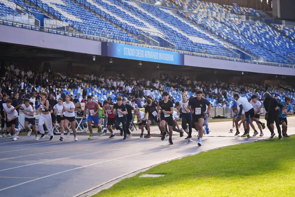 La Corsa di Miguel, oggi allo Stadio Maradona di Napoli