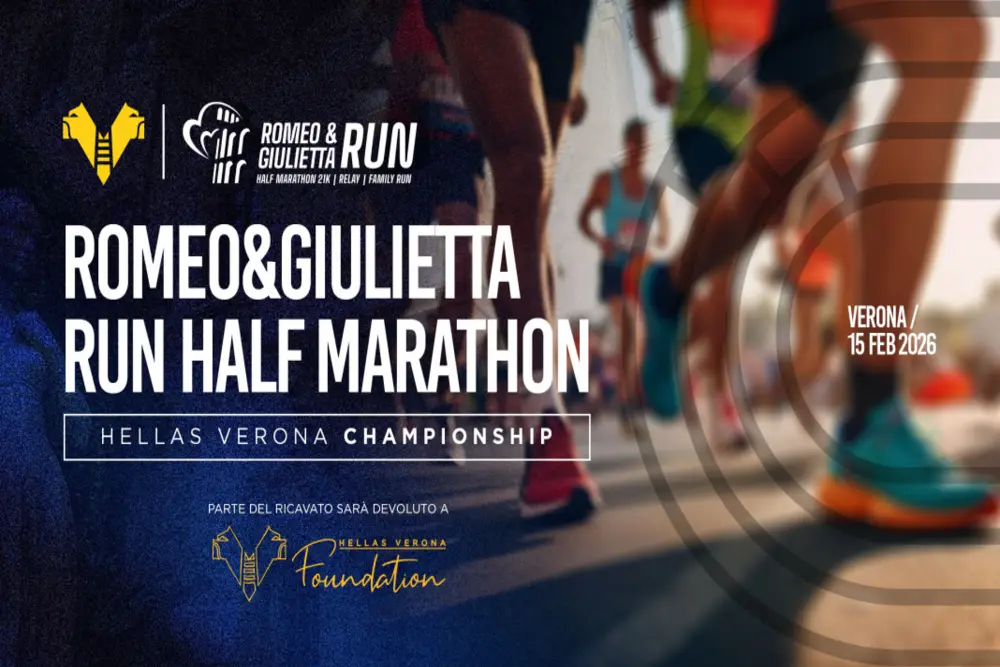 Romeo&Giulietta Run Half Marathon con Hellas Verona Foundation
